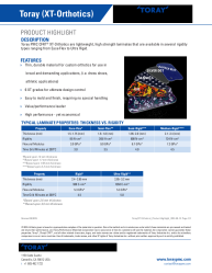 Product Datasheets: comprehensive technical information - Toray PMC